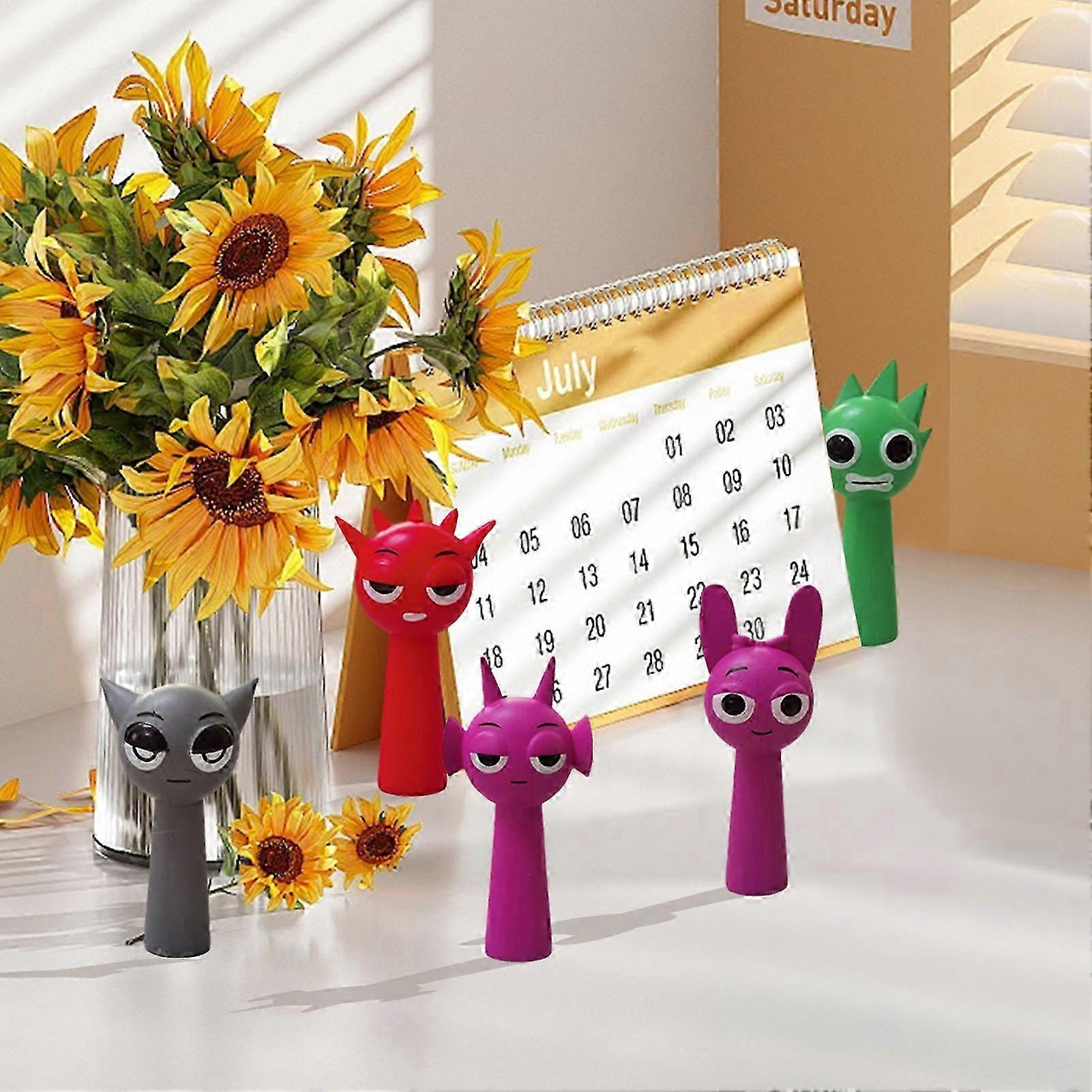 Sprunki Action Figures, Toys Game,Office Room Figurine Decor, Gifts for ...