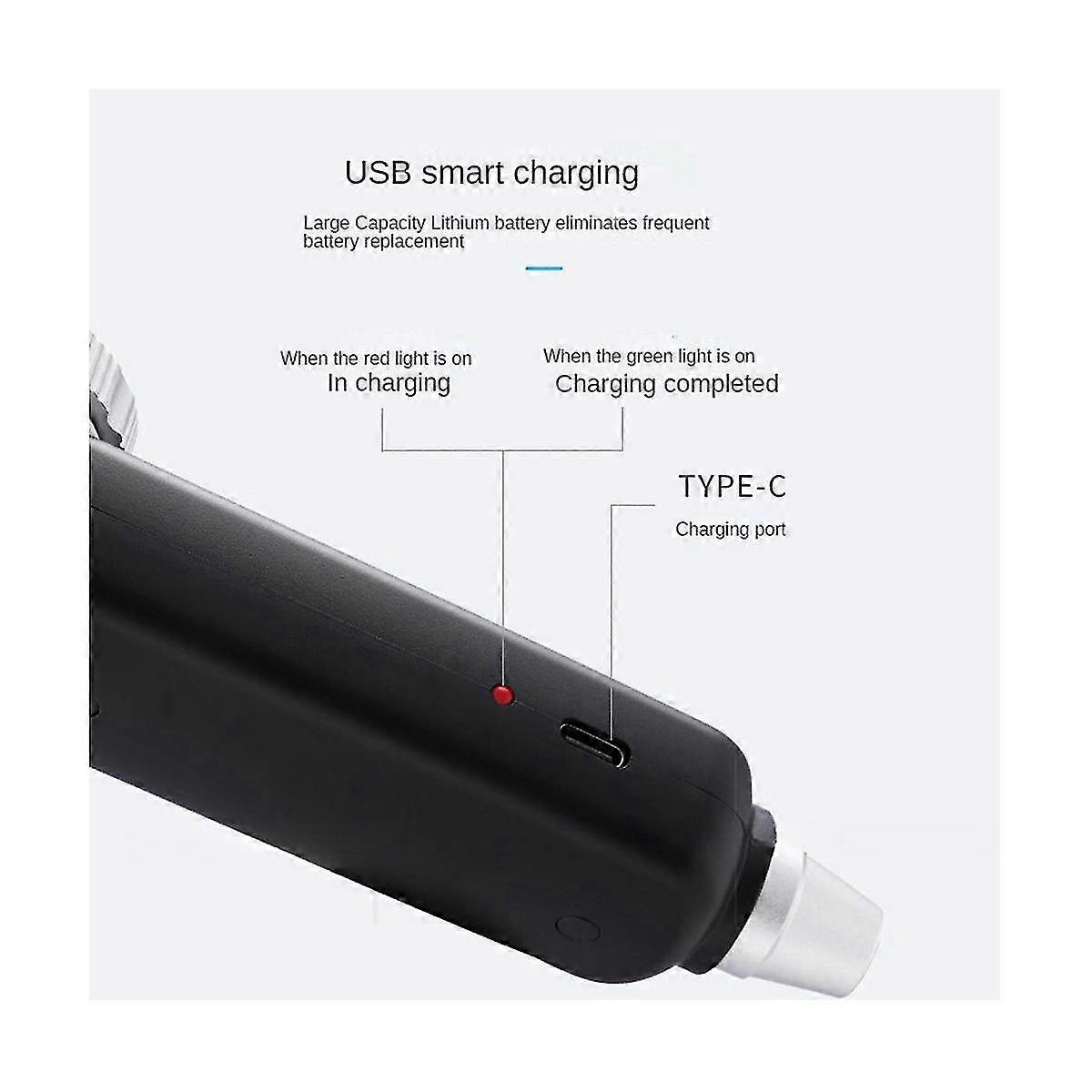 30x Usb Rechargeable Magnifying Glass Hand- Magnifying Glass Uv Purple ...