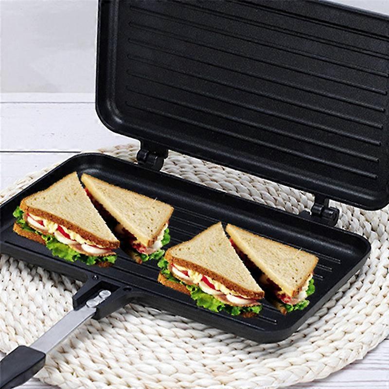 Gas Non-Stick Sandwich Maker Bread Toast Breakfast Machine Pancake ...