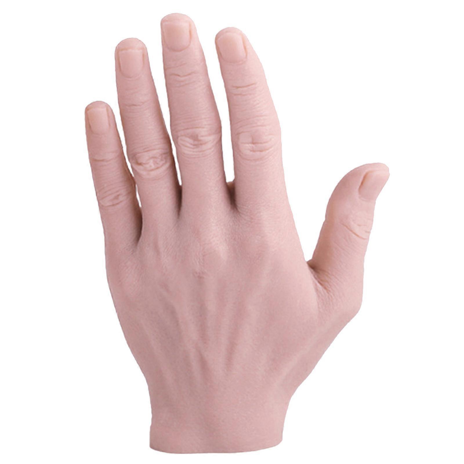 Life Sized False Skin Hand Model Man Tattooed Practice Hand Silicone ...