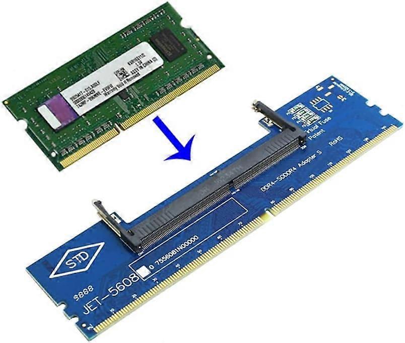 2X Laptop DDR4 RAM Memory To Desktop Converter Adapter Card 260P To ...