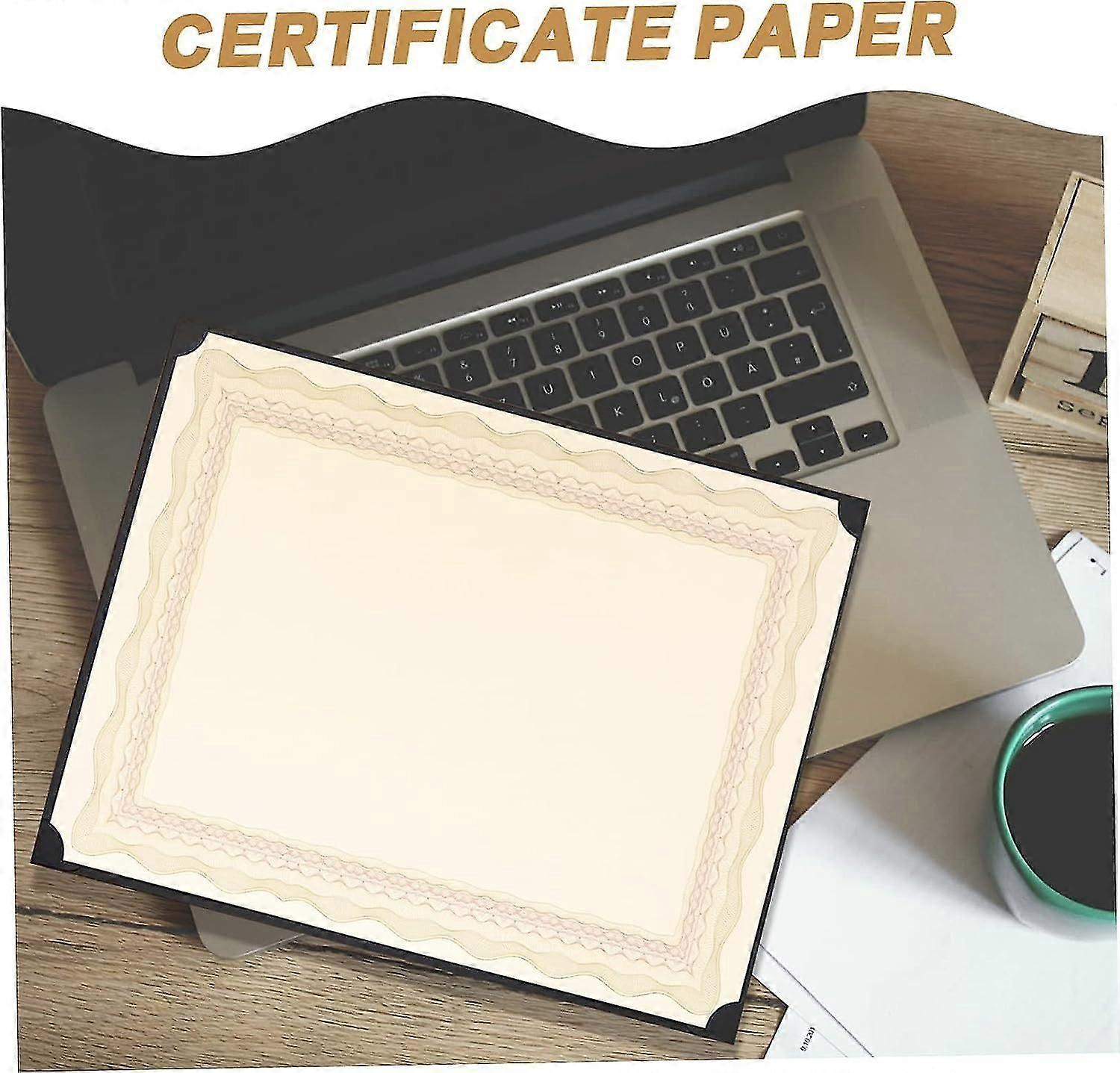 10 Pieces Certificate Inner Page A4 Printer Paper Parchment Printer ...