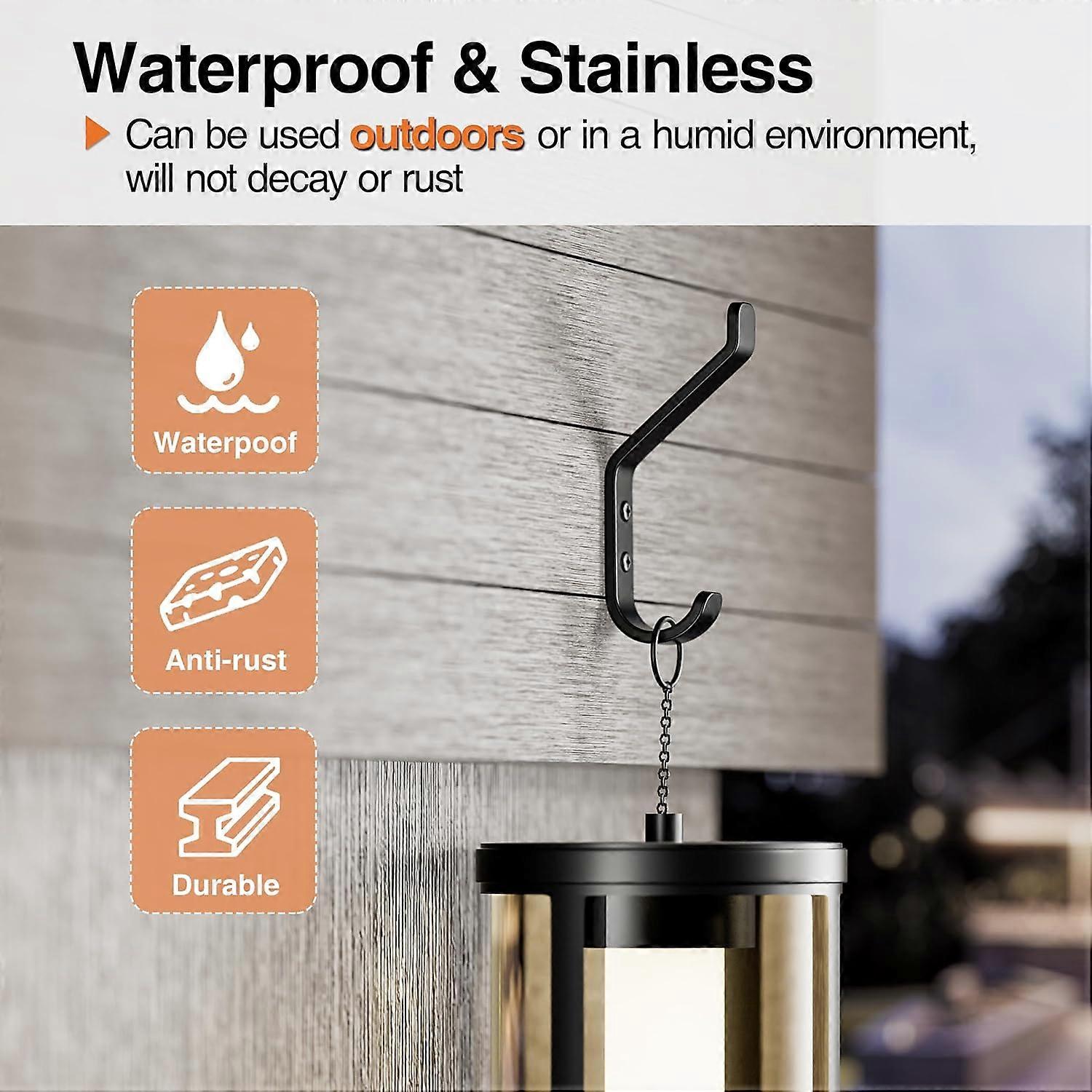 Wall Hooks for Hanging Coat: 10KG Metal Sturdy Hook with Screw ...