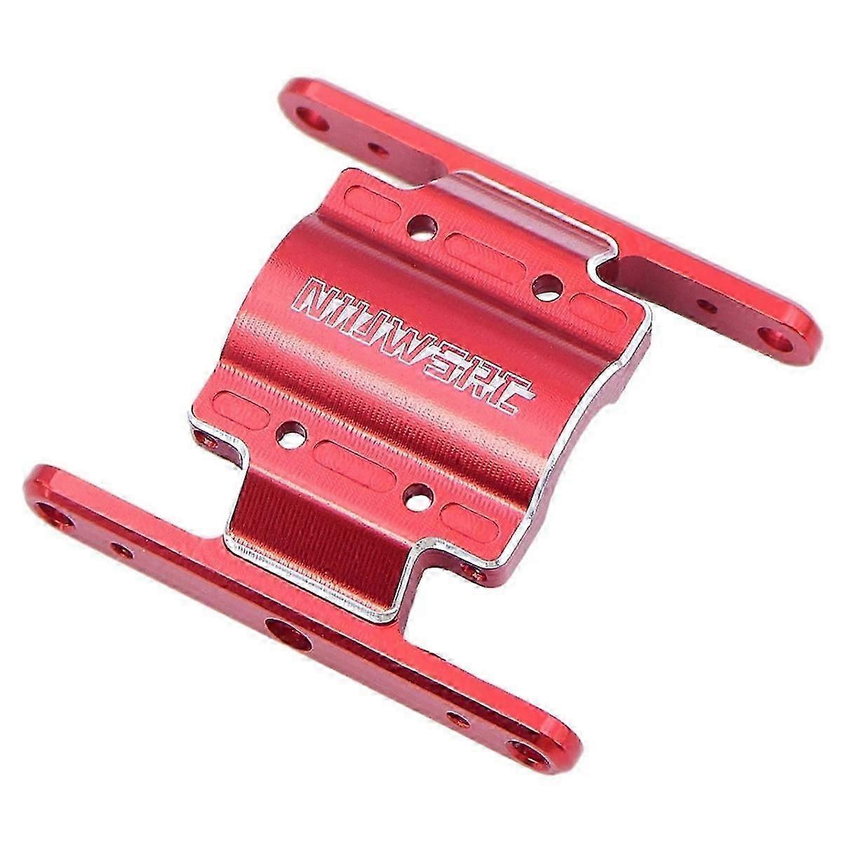RC Skid Plate Gearbox Transmission Mount for 1/18 RC Crawler FCX 18 FCX18 Upgrade Parts Red ...