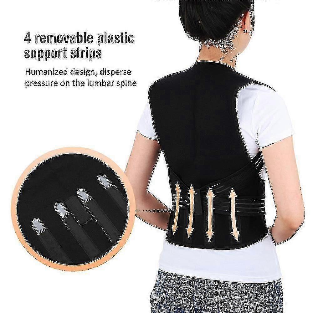 Magnetic Therapy Self-Heating Posture Corrector Belt for Back Pain ...
