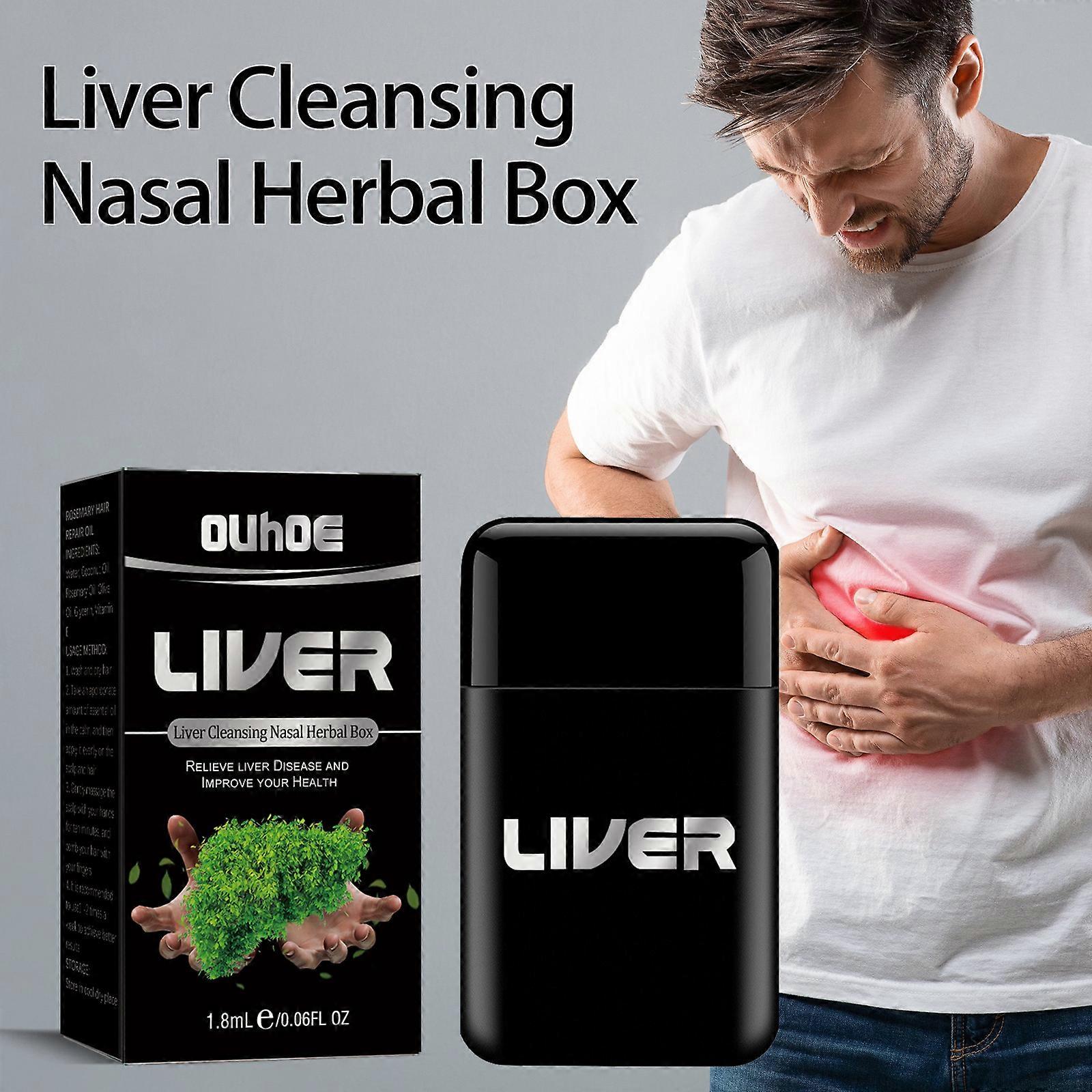 1-3pcs Vegan Liver Cleanse Detox & Repair Nasal Herbal Box Lung ...