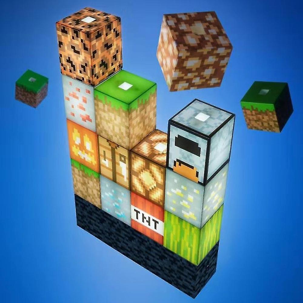 Minecraft Block Building Light 16 Rearrangeable Light Blocks And ...