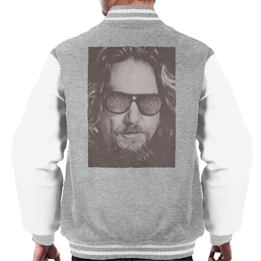 The Big Lebowski The Dude Face Carpet Shades Nostalgia Men's Varsity ...