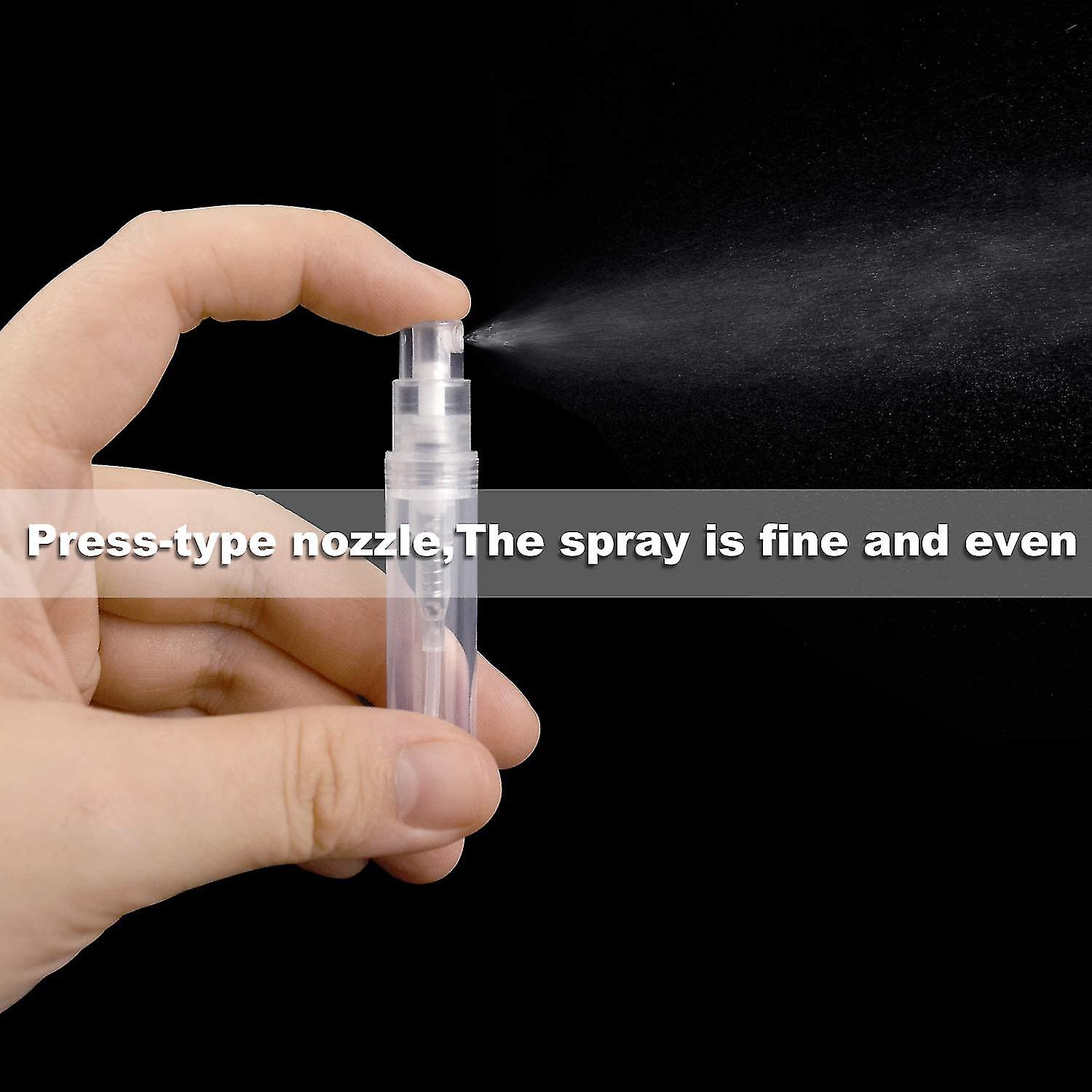 50 Pcs Disposable Perfume Atomizer, Clear Plastic Spray Bottle Portable ...