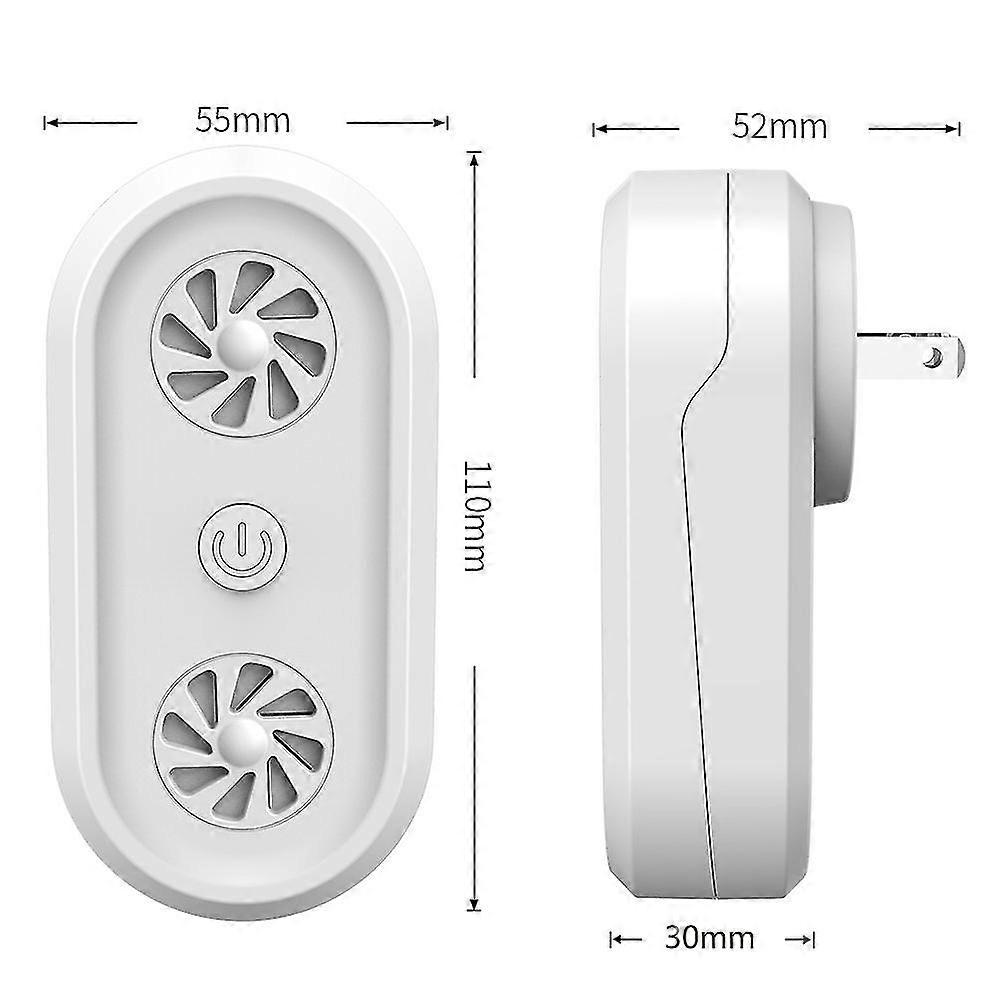 Ultrasonic Pest Repeller Double Buzzer Insects Repellent Electronic ...