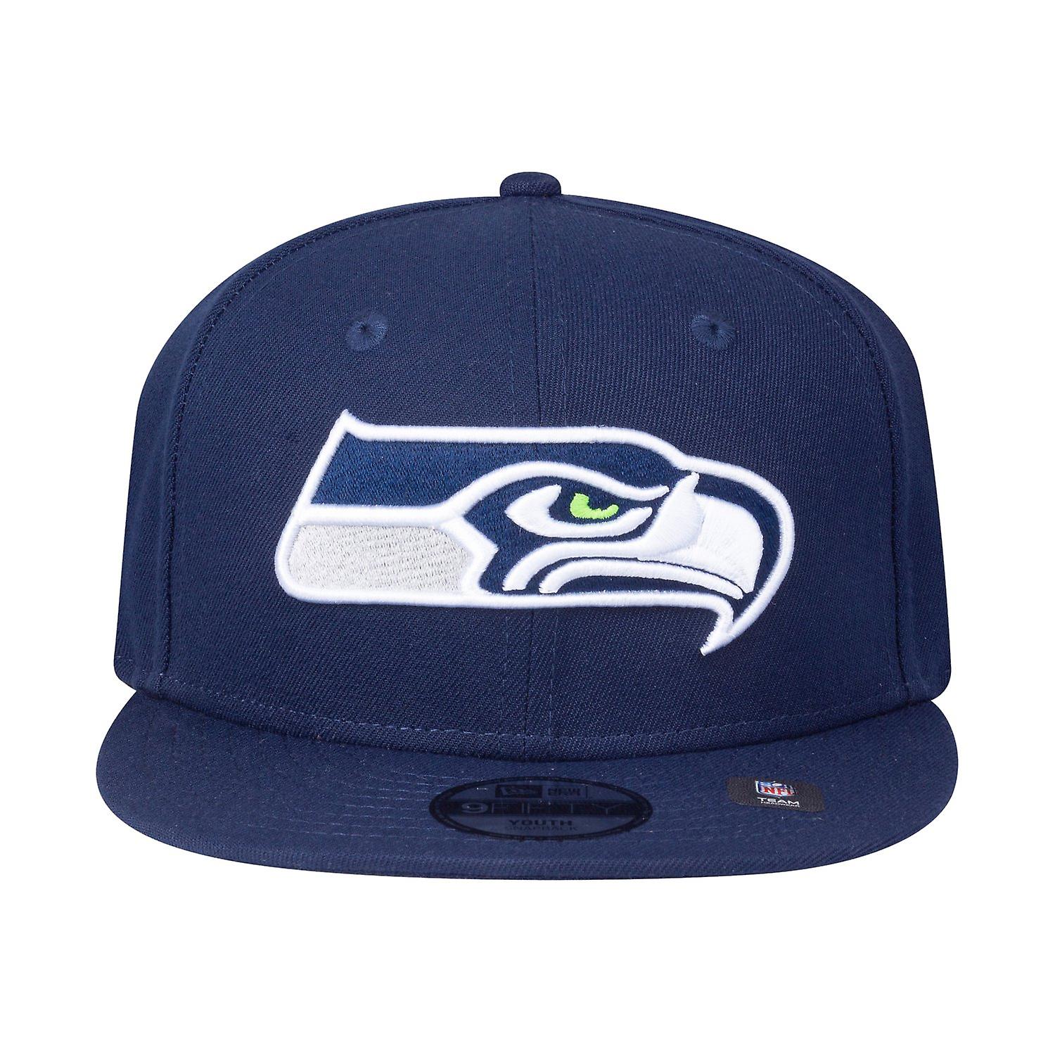 New Era 9Fifty Snapback Kids Cap - Seattle Seahawks navy | Fruugo UK