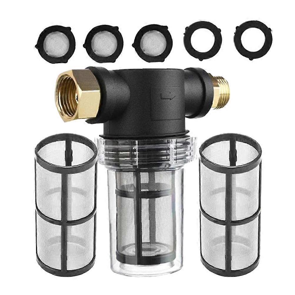 1 Set of Inline Water Filter Garden Hose Filter Water Hose Filter Hose ...