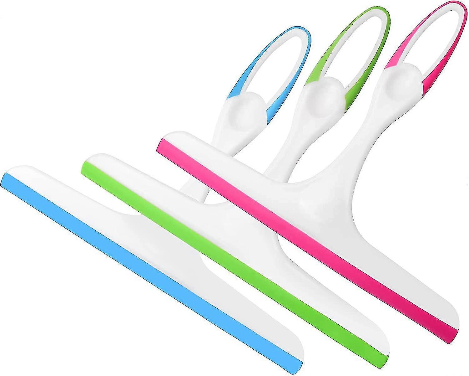 Shower Squeegee, Window Squeegees Cleaner For Bathroom Glass Door Mirror Car Windshield, Thicken ...