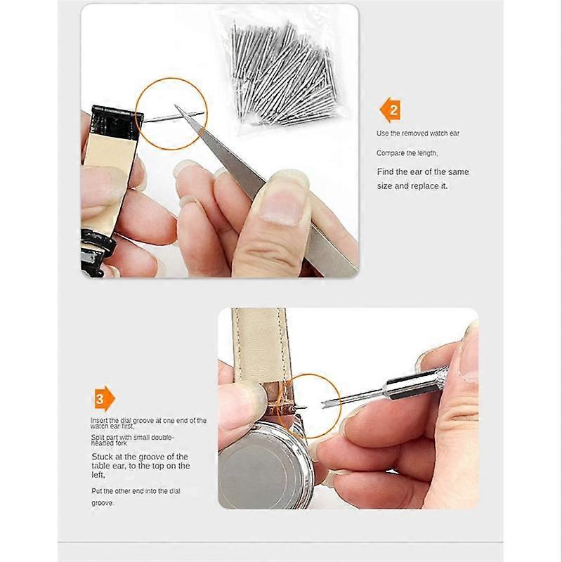 Watch Repair Kit + Watch Press Tool, Watch Battery Replacement Tool Kit ...