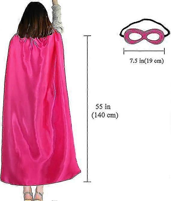 Adults Superhero-cape And Mask For Men Women-superhero Halloween ...