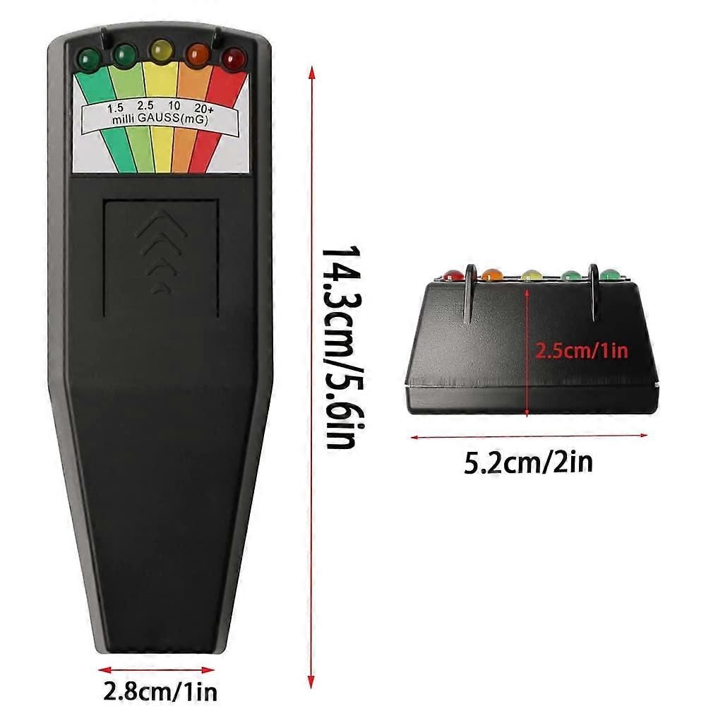 Emf Meter,30-20000Hz Portable Electromagnetic Field Emf Reader, Multi ...