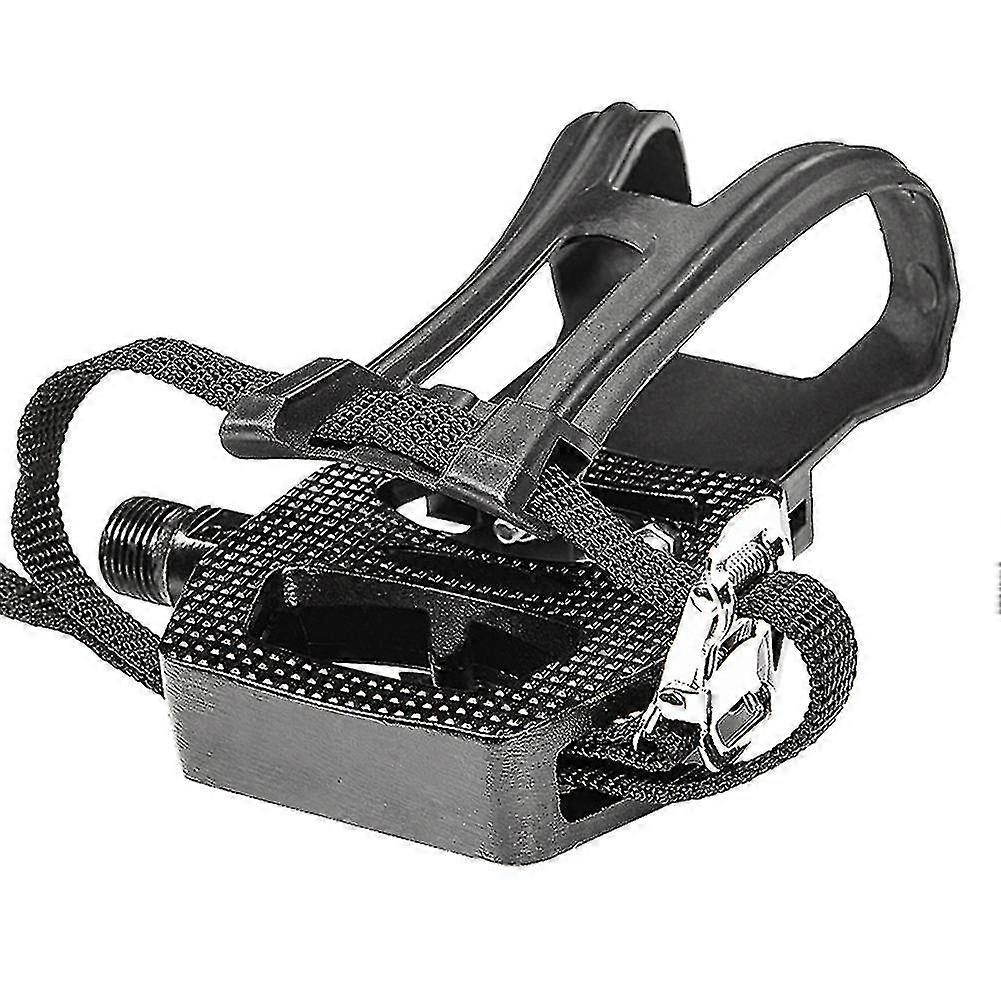Exercise Bike Pedals Pedal For Clipless Toe Cage And Strap For Shoes ...