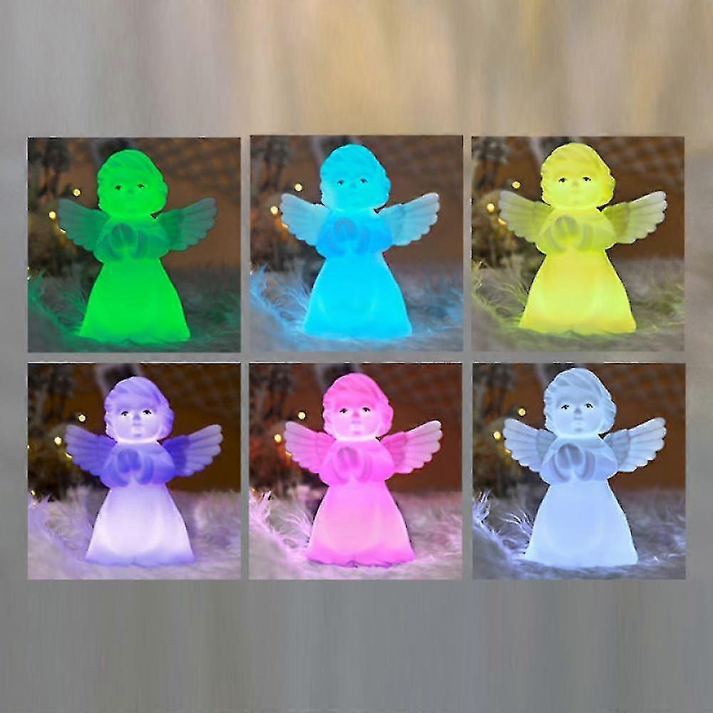Praying Angel Night Light,soft Silicone Guardian Angel Lamp For Kids ...