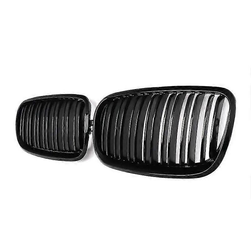 Pair Double Slat Front Bumper Grill For Bmw X5 X6 E70 E71 X5m X6m 2007 ...