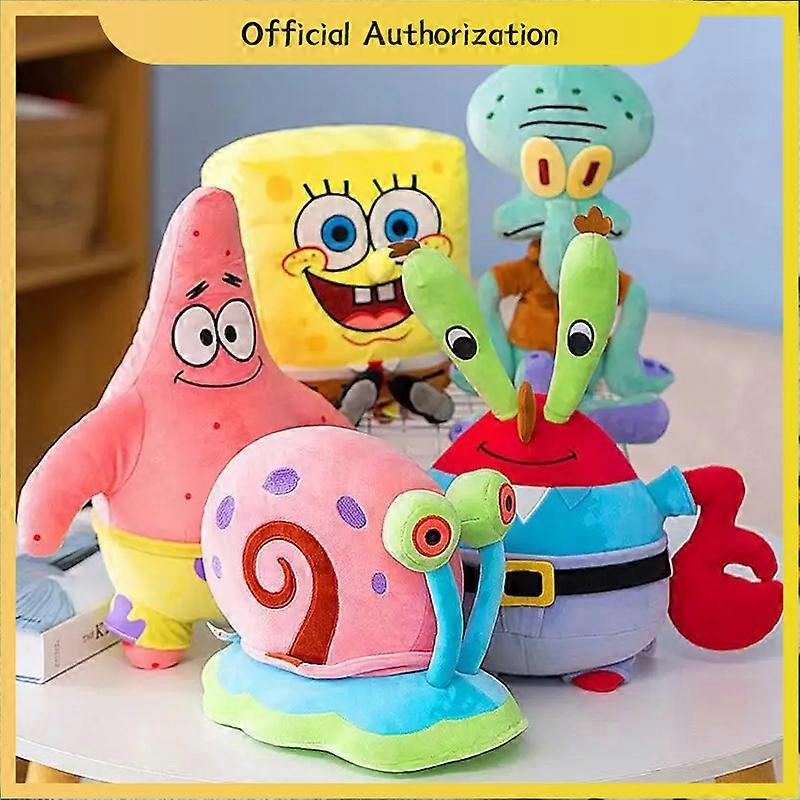20-30CM SpongeBob SquarePants Plush Toy Patrick Star Anime Gary ...