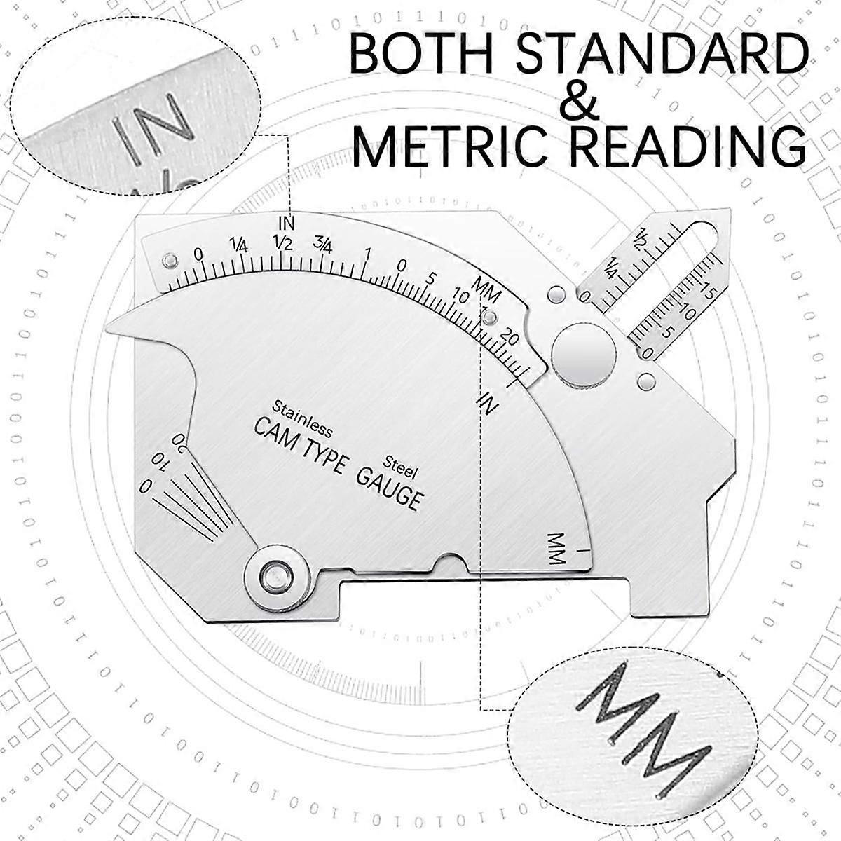2 Pieces Bridge Cam Gage Welding Gauge for Inspection of Welded ...
