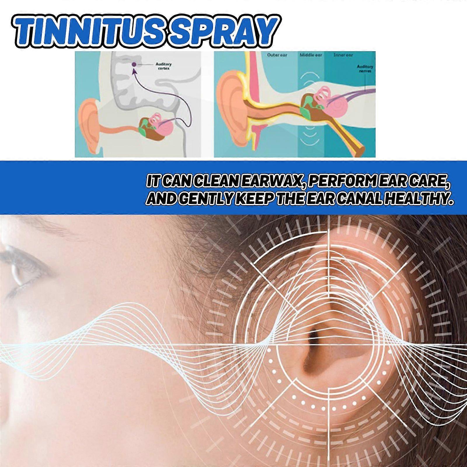 Tinnitus Relief Spray - Alleviate Ear Discomfort & Cleanse Ears ...