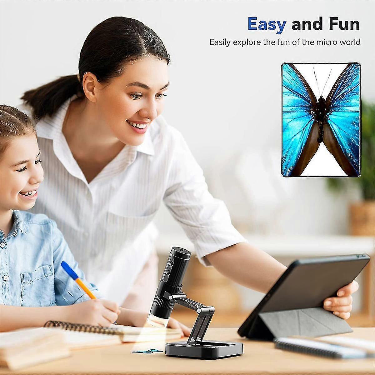 Wireless Digital Microscope 1000x 1080p Hd Wifi Portable Handheld Usb ...