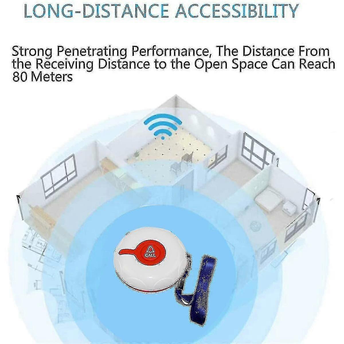 Wireless Rechargeable SOS Emergency Button for Elderly, Child ...