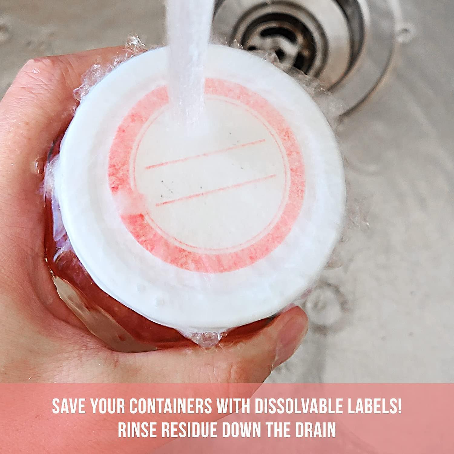 Dissolvable Canning Labels For Jars 200 Dissolvable Mason Jar Labels ...