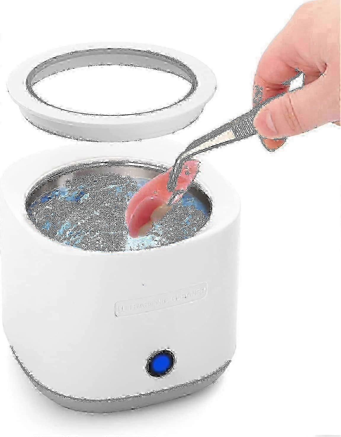 Ultrasonic Retainer Cleaner for Dentures, 43kHz/180ml Professional ...