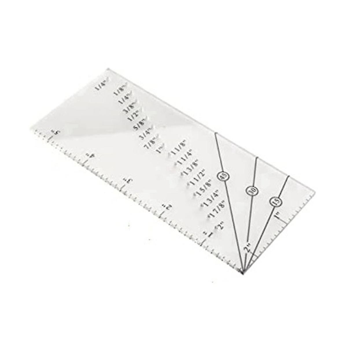 Seam Allowance Ruler Quilting Guide Ruler Sewing Positioning Ruler ...