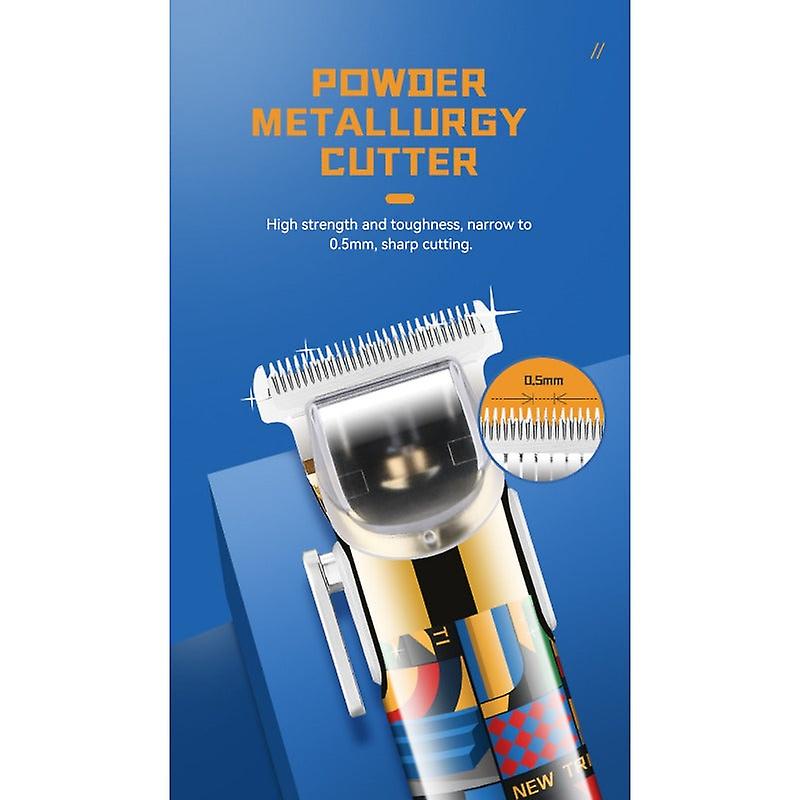 Led Tondeuse à cheveux Machine de coupe Kemei Km-max5087 Type-c ...