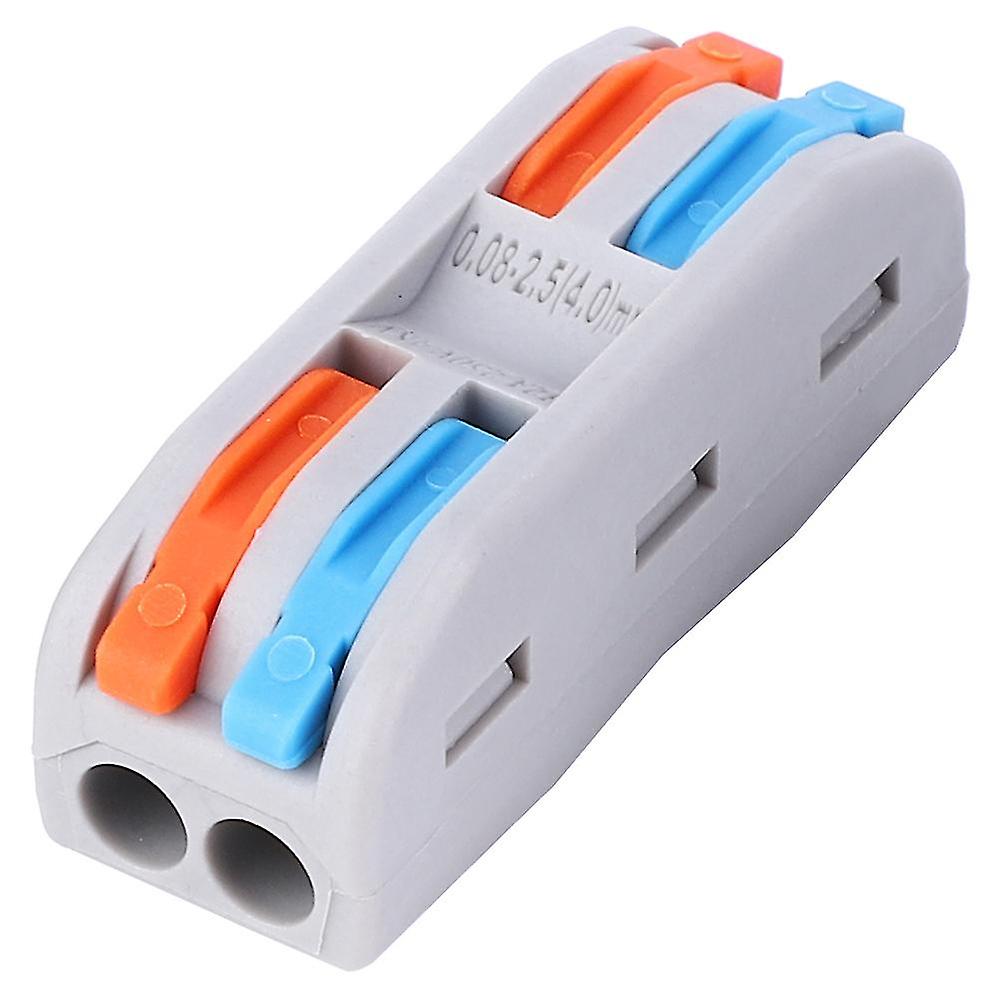10PCS Quick Wire Connector - 2-in-2-out Terminal Block with Chromatic ...