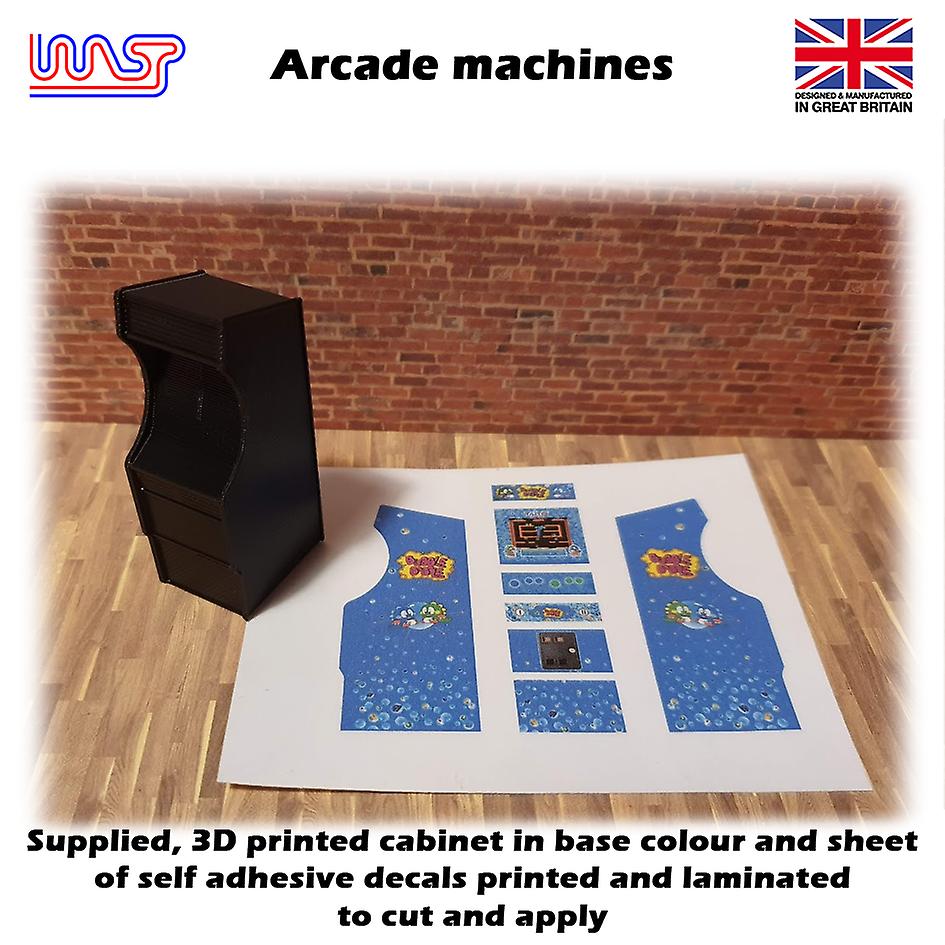 Arcade machine Pac Man 1:32 Track Side Scenery Pub Bar Game Retro WASP ...