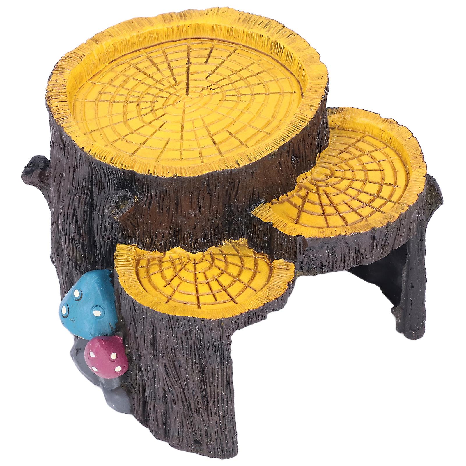 Small Resin Stump Cave for Aquariums and Reptile Hideouts | Fruugo AU