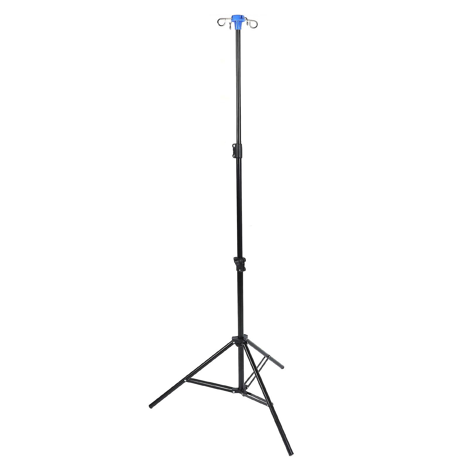 Tripod IV Pole Stand with Hook ABS Iron Steel Portable IV Pole ...