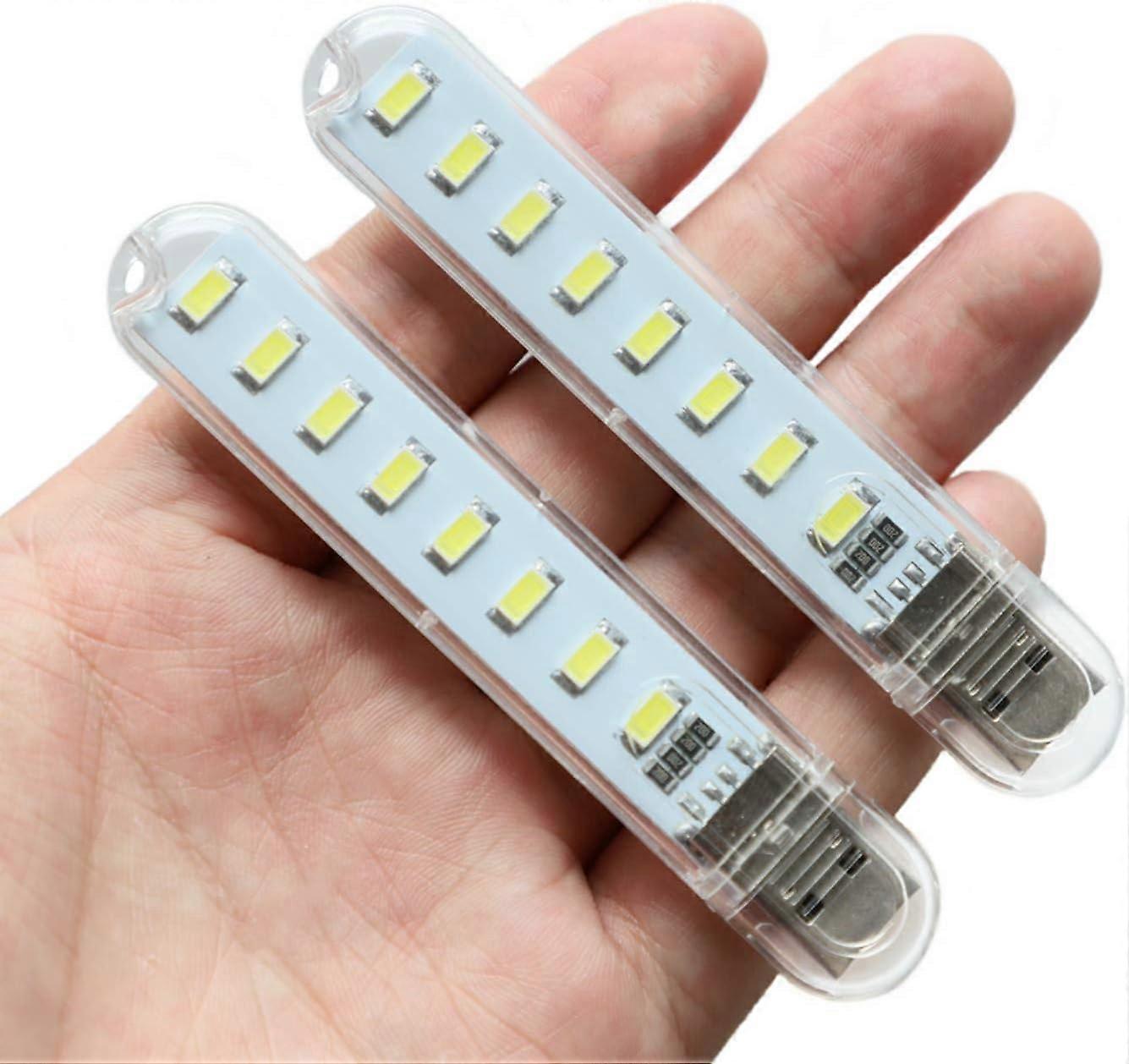 USB Lamp, Night Light Socket, Small LED Light Bar with 8 Lamp Beads for ...