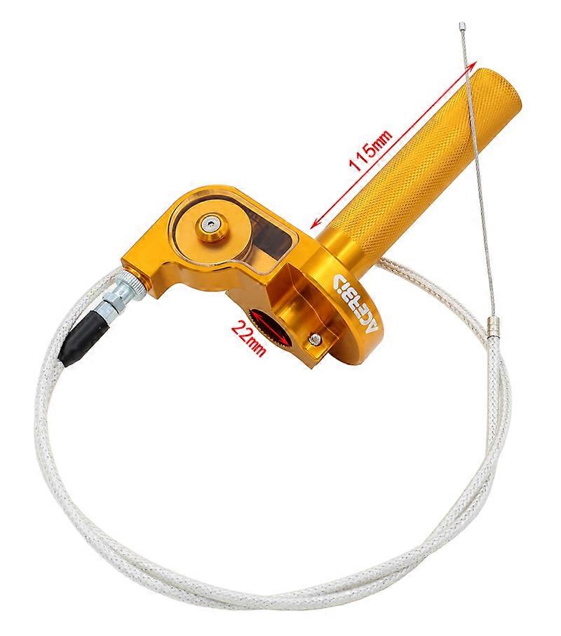 M10 CNC Aluminum Throttle Grip Twist Quick Action Gas Throttle With ...