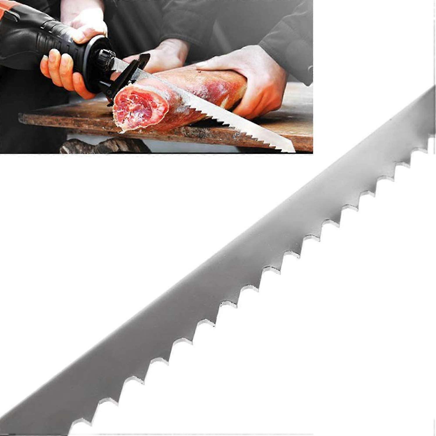 5 Pack 12-Inch Stainless Steel Reciprocating Saw Blades for Food ...