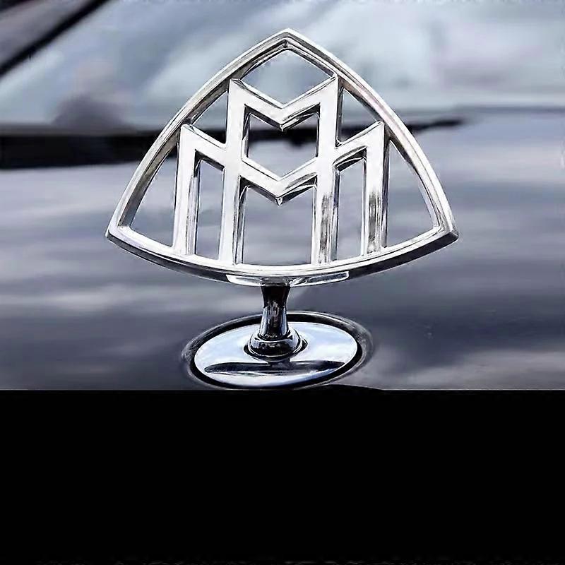 Metal Car Head Hood Logo Emblem Badge Replace Sticker For Benz Maybach ...