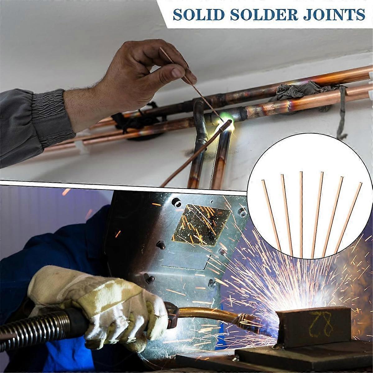 40 Rod Copper Brazing Alloy Flat Welding Rod Industrial Suitable for ...