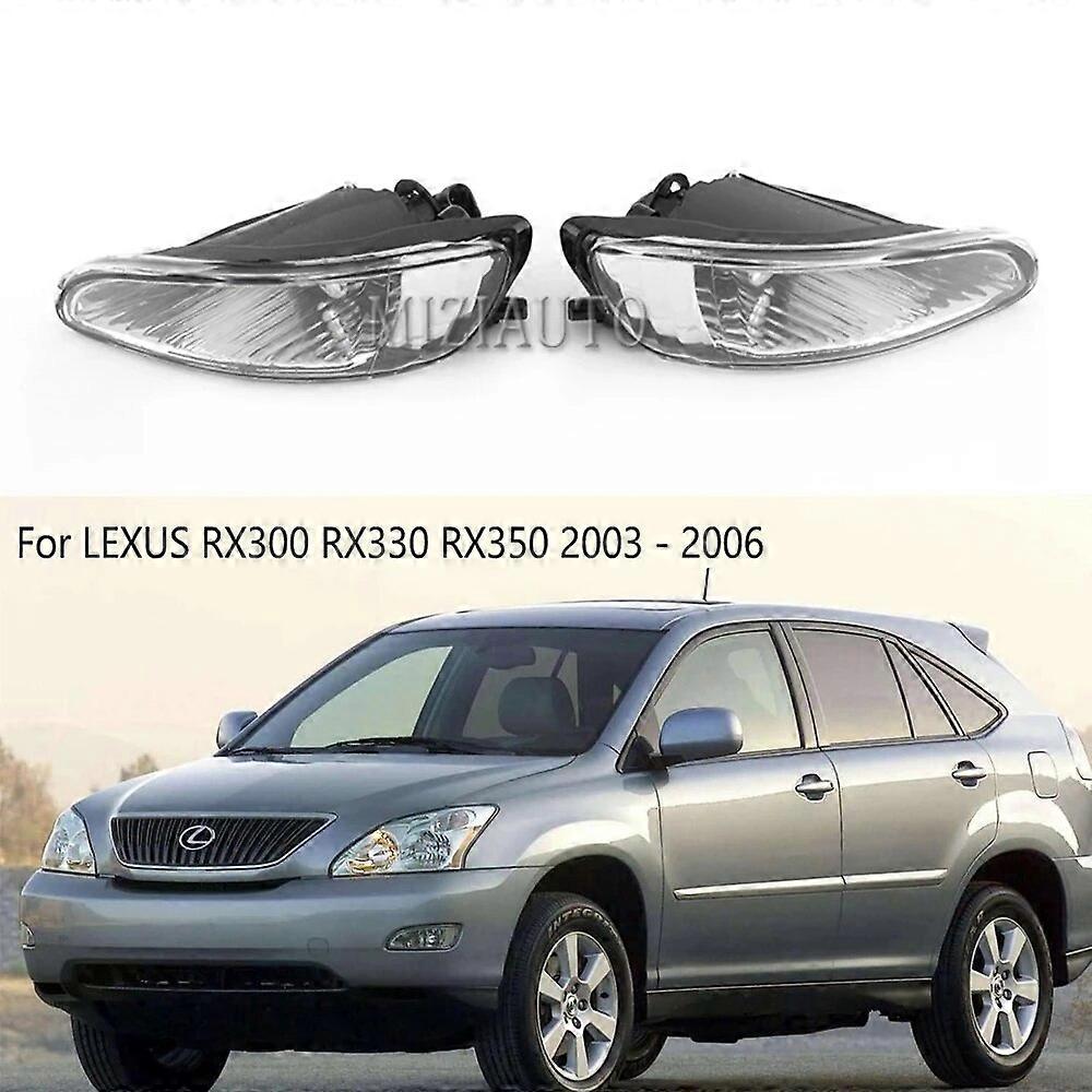 Car Front Bumper Fog Lights For LEXUS RX300 RX330 RX350 2003 2004 2005 ...