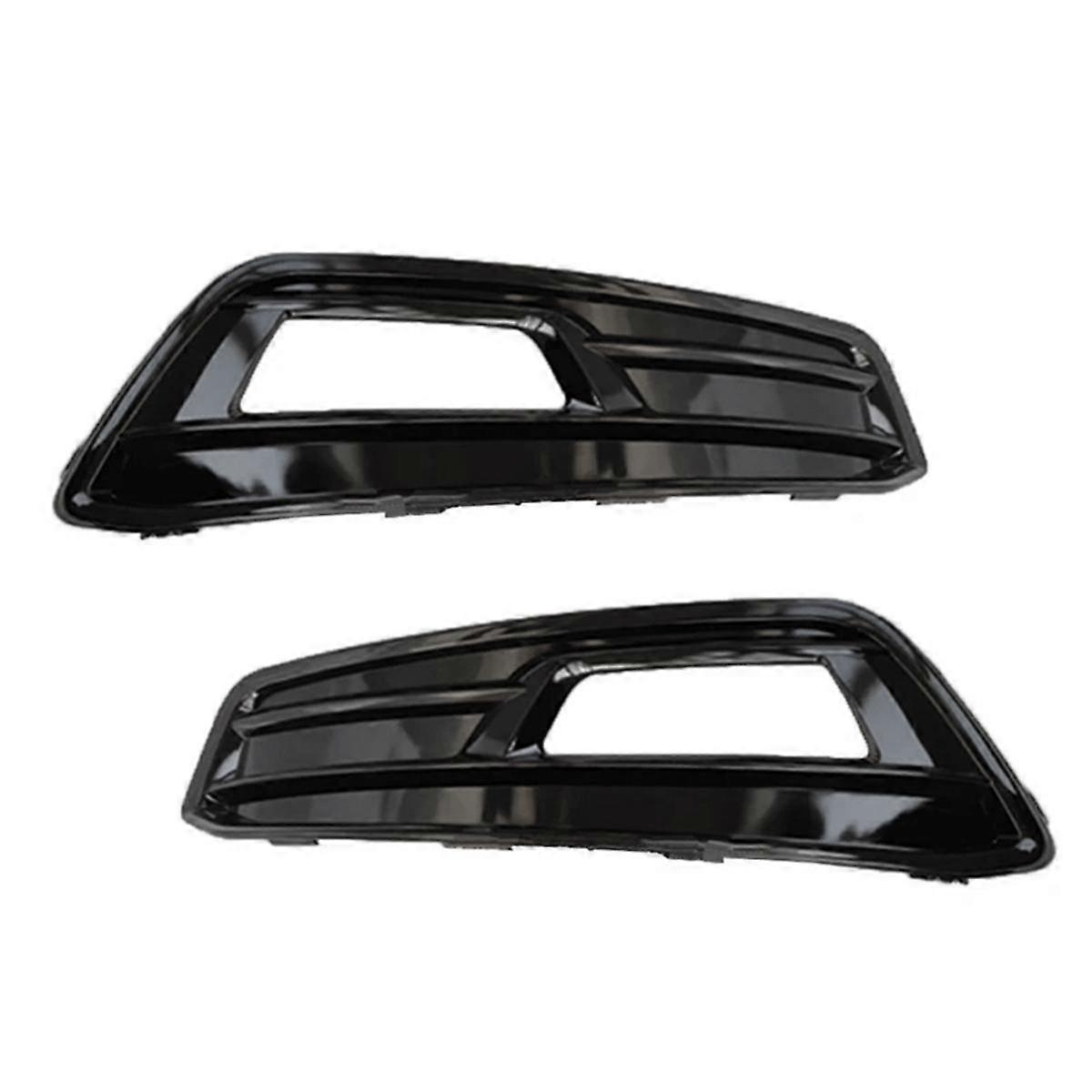 Front Bumper Grille Fog Light Cover Trim Foglights Headlights Frame for ...