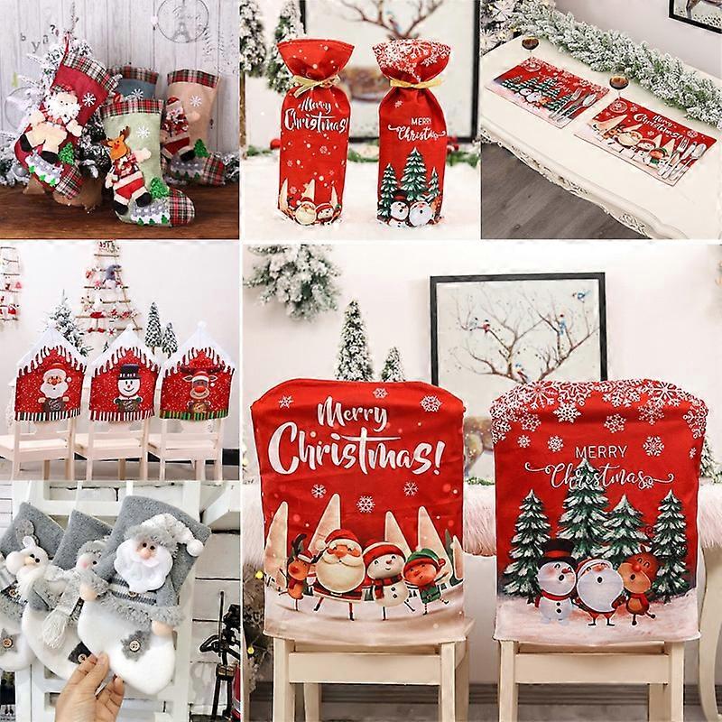 New Year 2023 Linen Christmas Gnomes Apron Christmas Decorations For ...