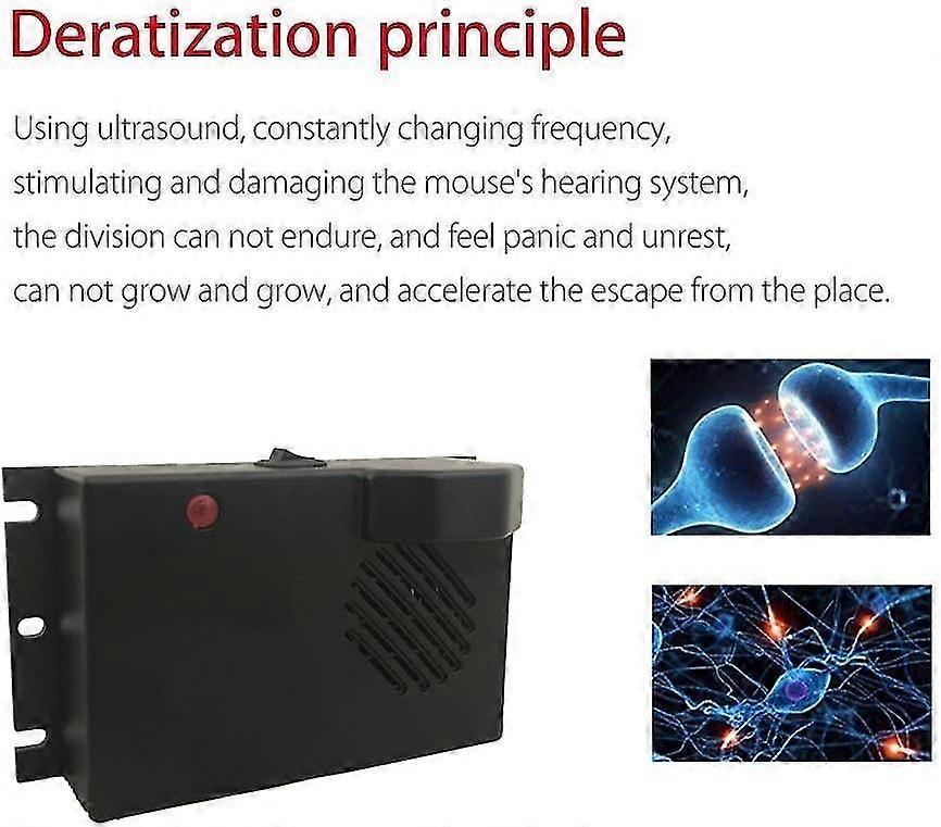 Ultrasonic Rat/mouse Repeller, Battery Operated 4k-50khz Frequency ...
