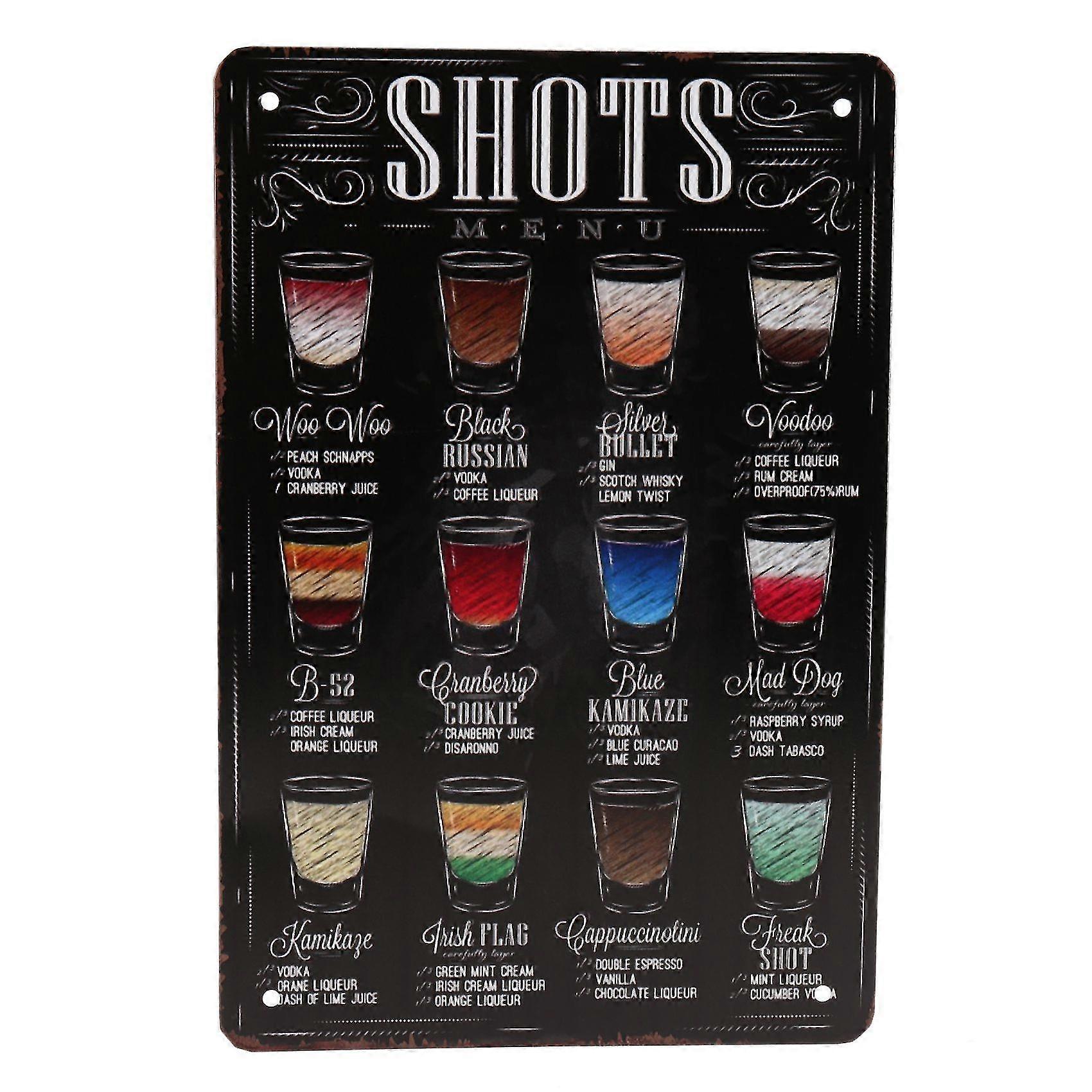 Cocktail Signs,cocktail Bar Sign,vintage Bar Metal Sign Signs,plaque ...