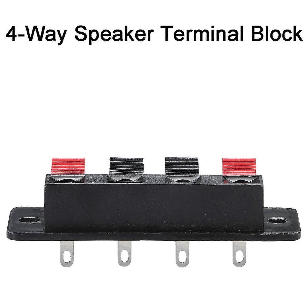 5pcs 4 Way Speaker Terminal Block Speaker Terminal Block Board ...