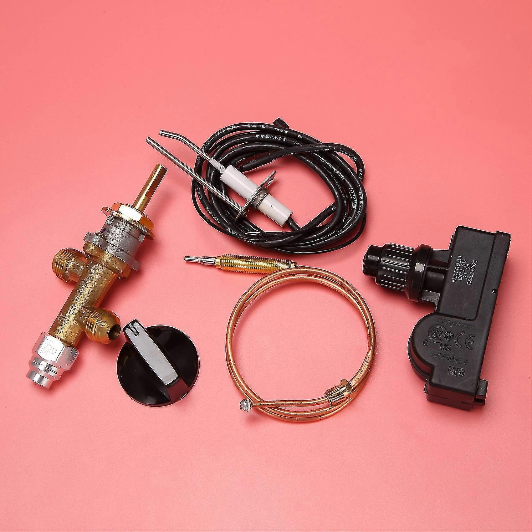 Low Pressure Propane Gas Fireplace Fire Pit Safety Control Valve Kit ...