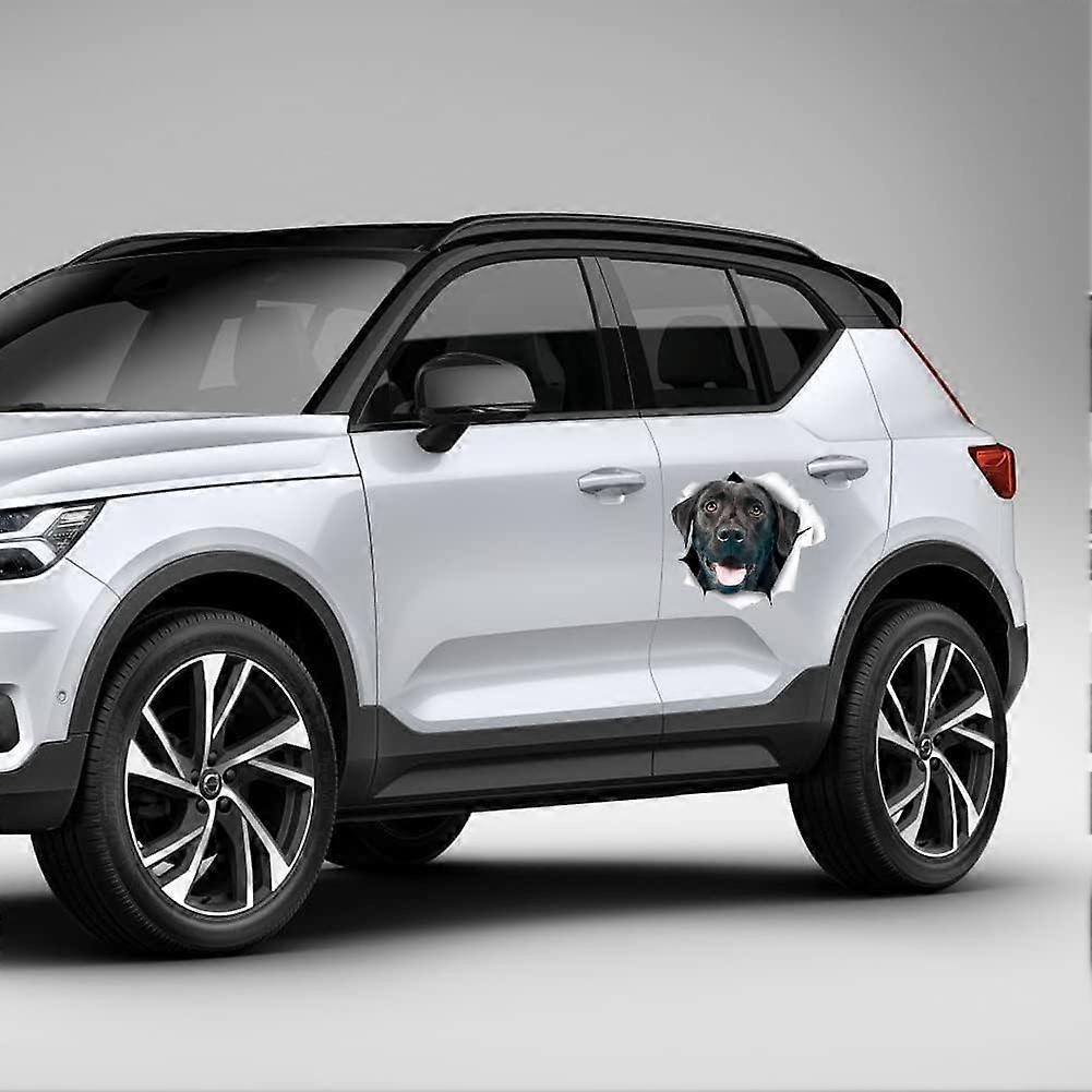 Pack Labrador 3D Dogs Stickers Black Labrador Retriever Car Sticker ...