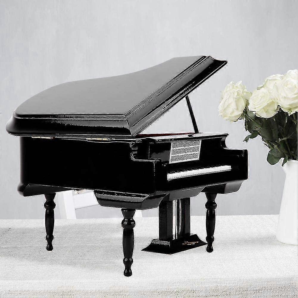Miniature Grand Piano Model Kit Musical Instrument With Chair,for Home ...